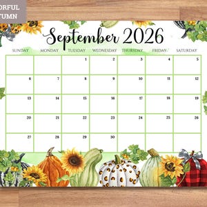 Editable 2026 Watercolor Calendar Bundle, Fillable Monthly Planner PDF ...