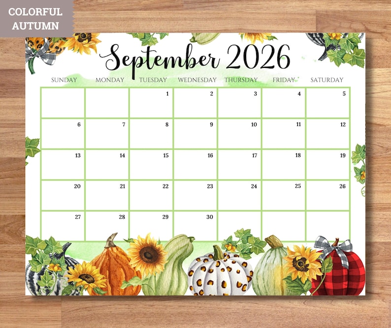Editable 2026 Watercolor Calendar Bundle, Fillable Monthly Planner PDF ...