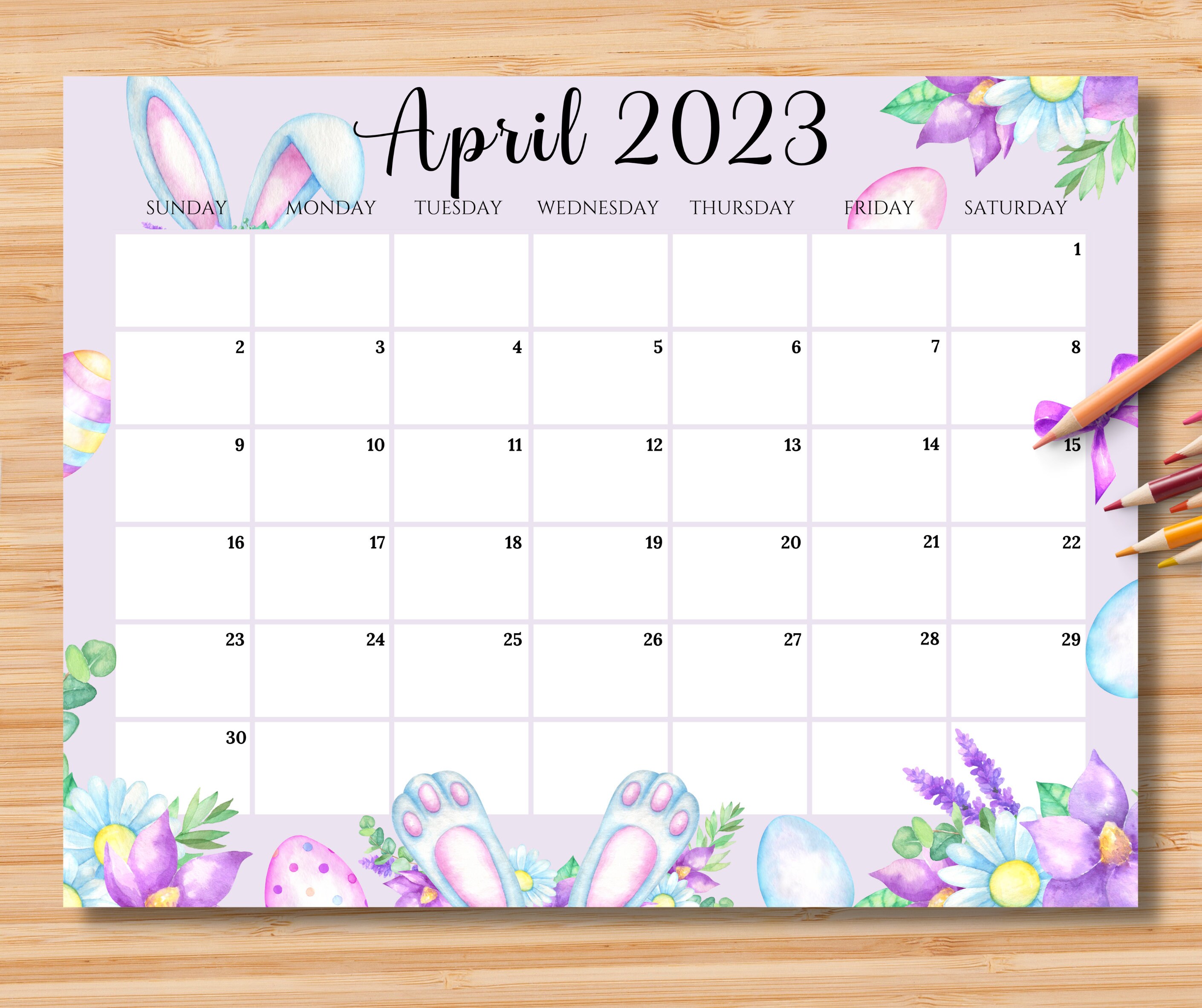 April 2023 Calendar Editable Get Latest Map Update