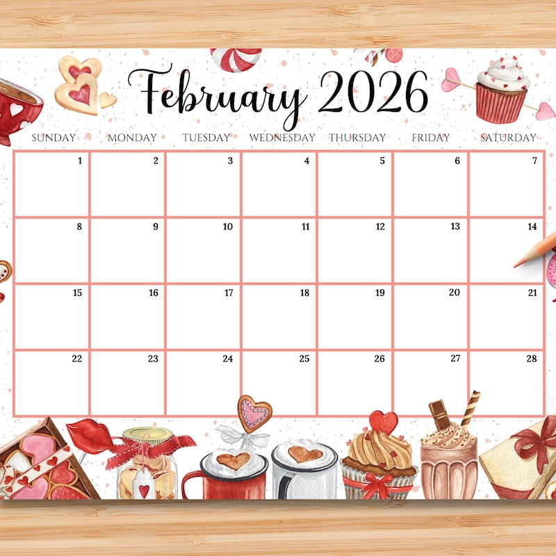 Calendar Desk Family - Etsy