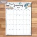 EDITABLE Vertical/portrait Monthly Calendar 2024 Bundle, Cute Printable ...
