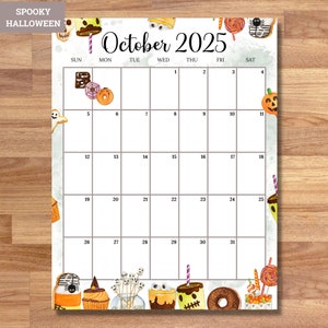 EDITABLE Vertical/portrait Monthly Calendar 2025 Bundle, Watercolor ...