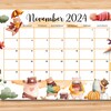 EDITABLE October 2024 Calendar, Spooky Halloween Planner 2024 ...