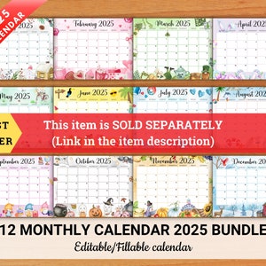 EDITABLE August 2024 Calendar, Beautiful Colorful Undersea With Sea ...