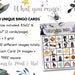 Printable Halloween Bingo, 30 Unique Halloween Bingo Cards, Happy ...