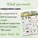 Printable Camping Bingo Game, 50 Unique Bingo Cards W/labels, Camping ...