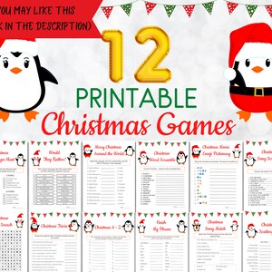 Printable Winter Bingo, 30 Unique Bingo Cards, Winter Activity, Winter ...