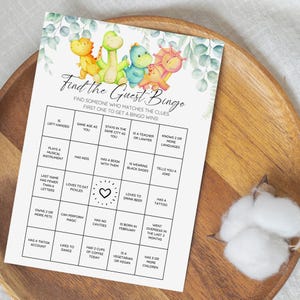 Dinosaur Baby Shower Game Bundle, Dinosaur Baby Shower Game Package ...