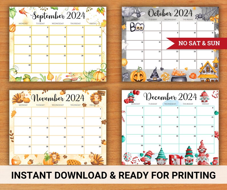 EDITABLE Monthly Calendar 2024 Bundle monday-friday - Etsy Canada EDITABLE Monthly Calendar 2024 Bundle monday-friday - Etsy Canada