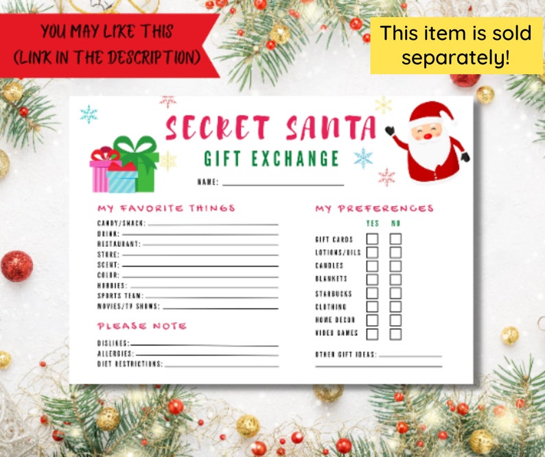 Printable Christmas Bingo Game, 50 Unique Bingo Cards W/labels ...