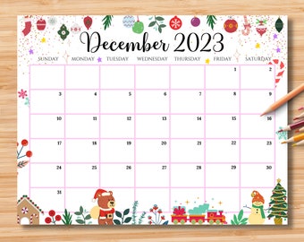 2023 December Calendar - Etsy