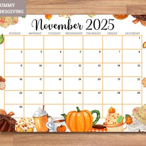 EDITABLE Watercolor Calendar 2025 Bundle, Printable Fillable Monthly ...