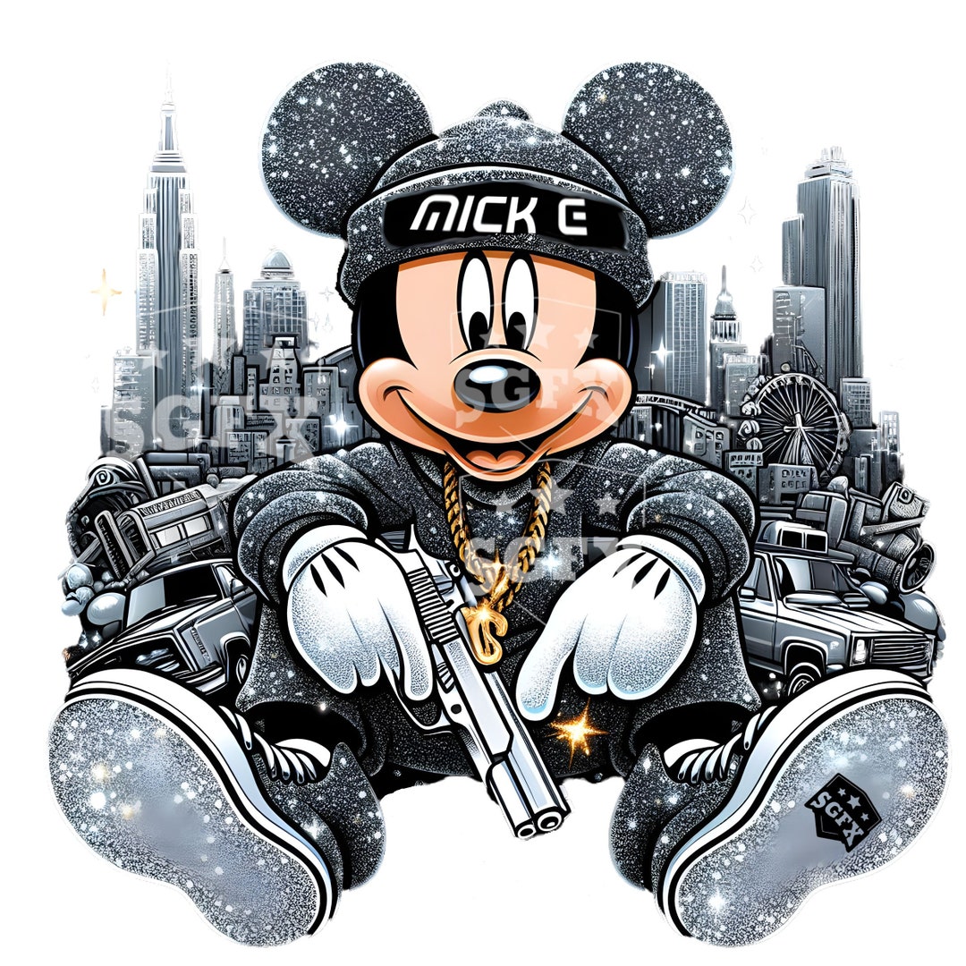 Mickey Mouse, Urban, Micke, Original Artwork, Digital Download, 1 Png ...