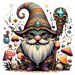 Mystical Gnomes, Original Artwork, Digital Download, 5 Different Png ...
