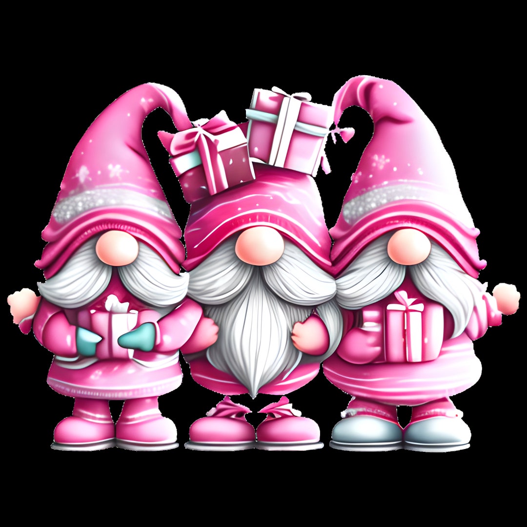 Pink Gnome Life, Png File - Etsy