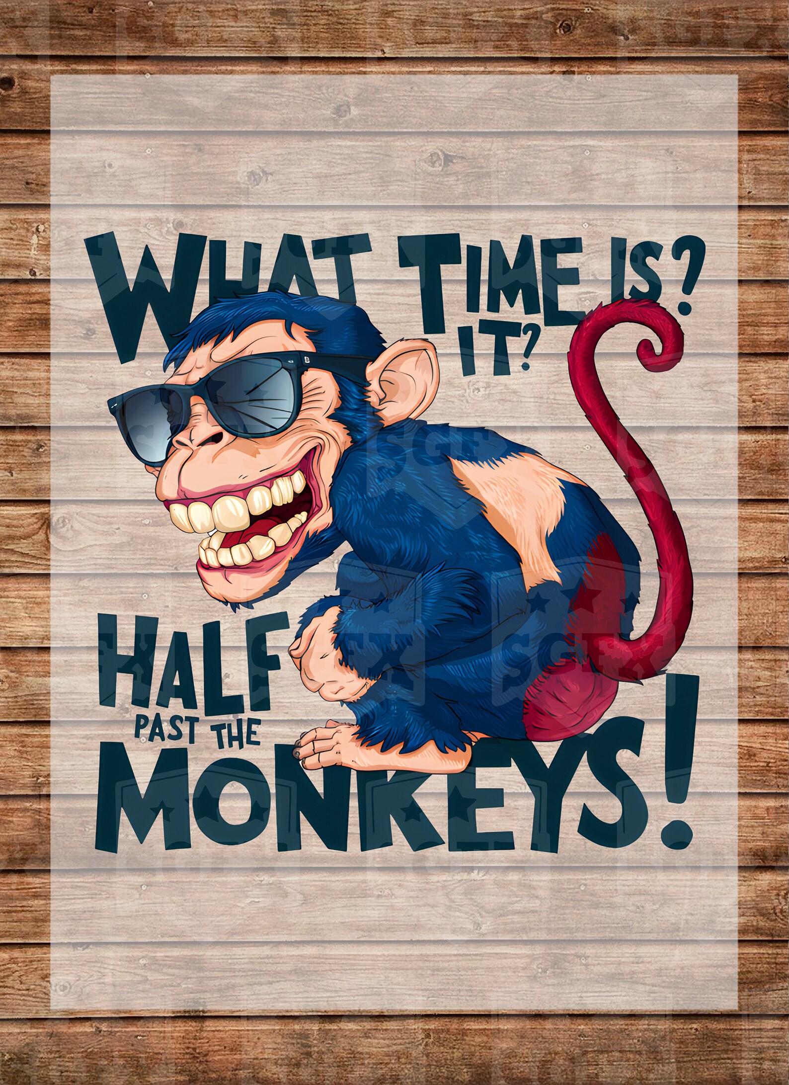 Ready to Press, Monkeybone , DTF Transfer With Custom Design. - Etsy