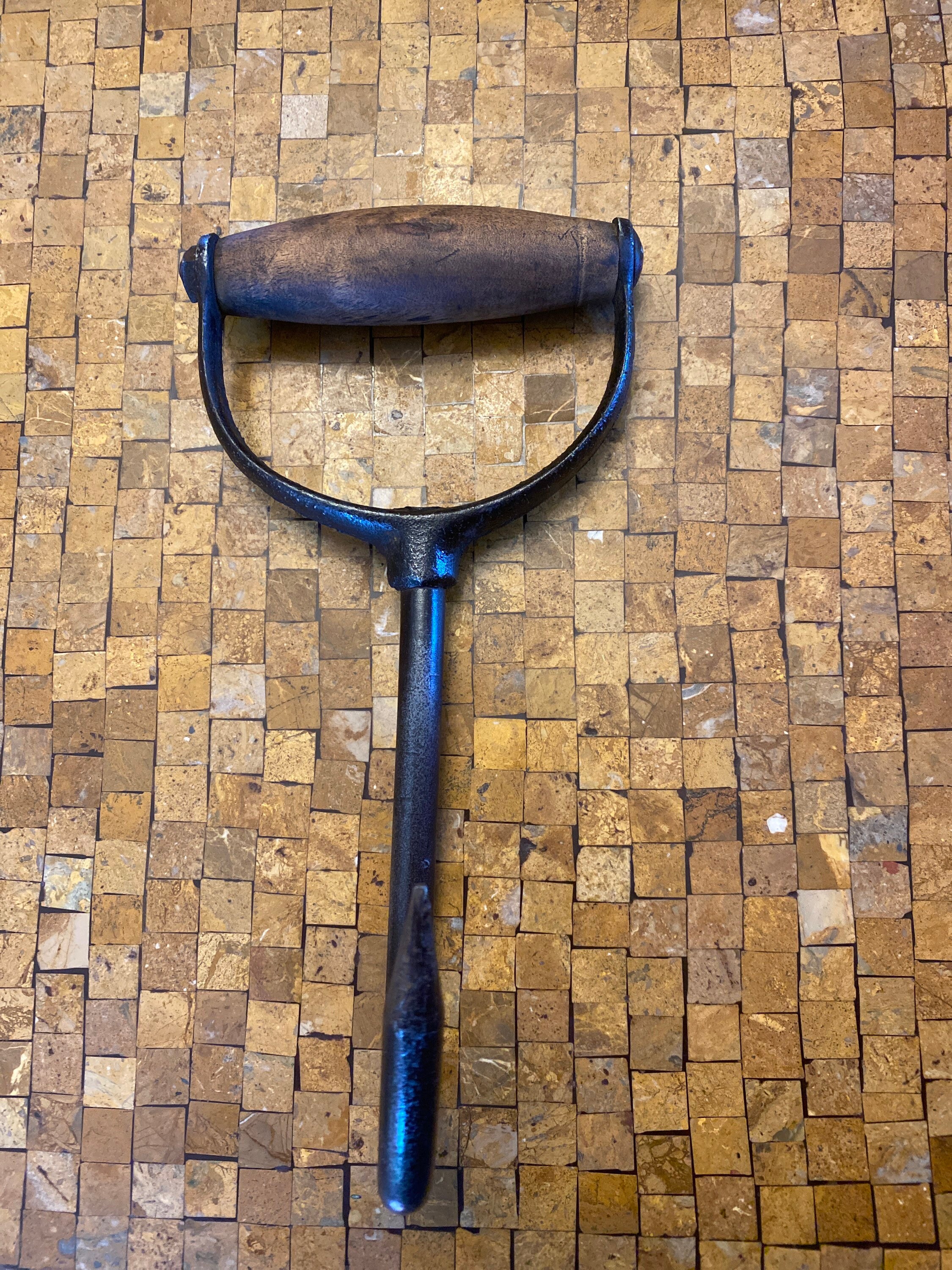 Vintage 9 Ice Hook With Wood Handle - Etsy