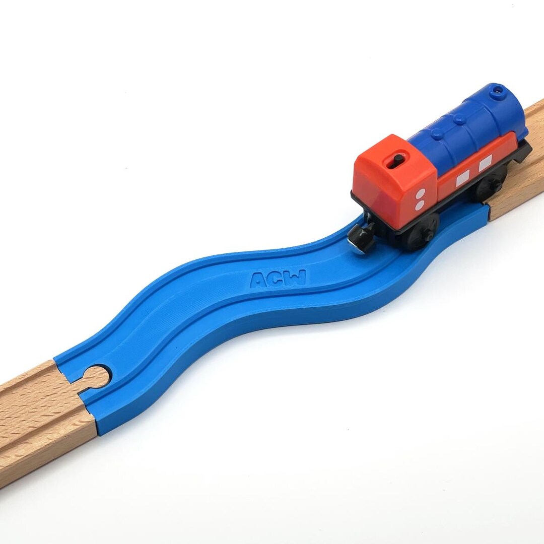 Railmate CURVE – Double-curve Track Piece for Wooden Train Sets | Brio ...