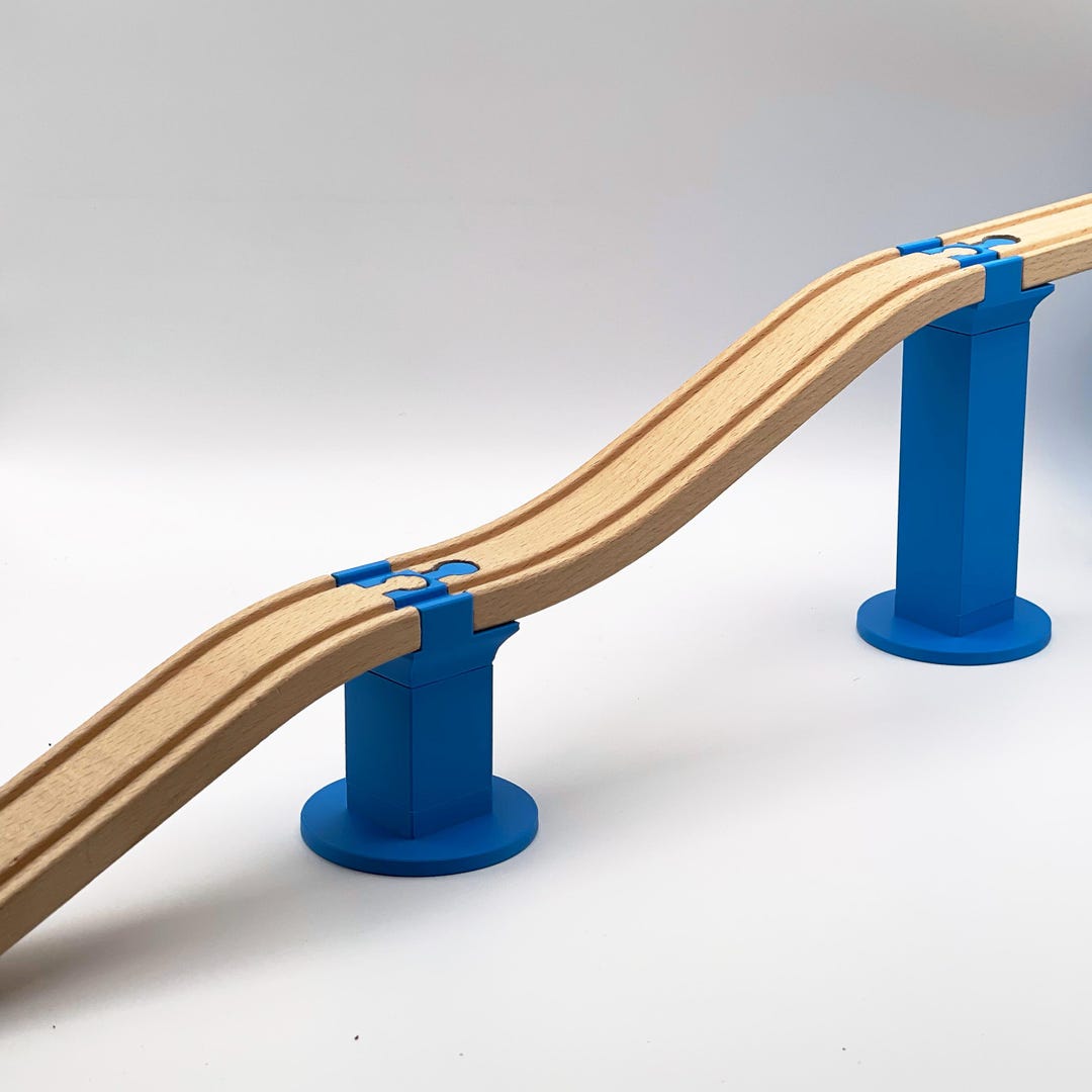 Railriser - Modular Train Track Riser: Adjustable Height Bridge Support ...