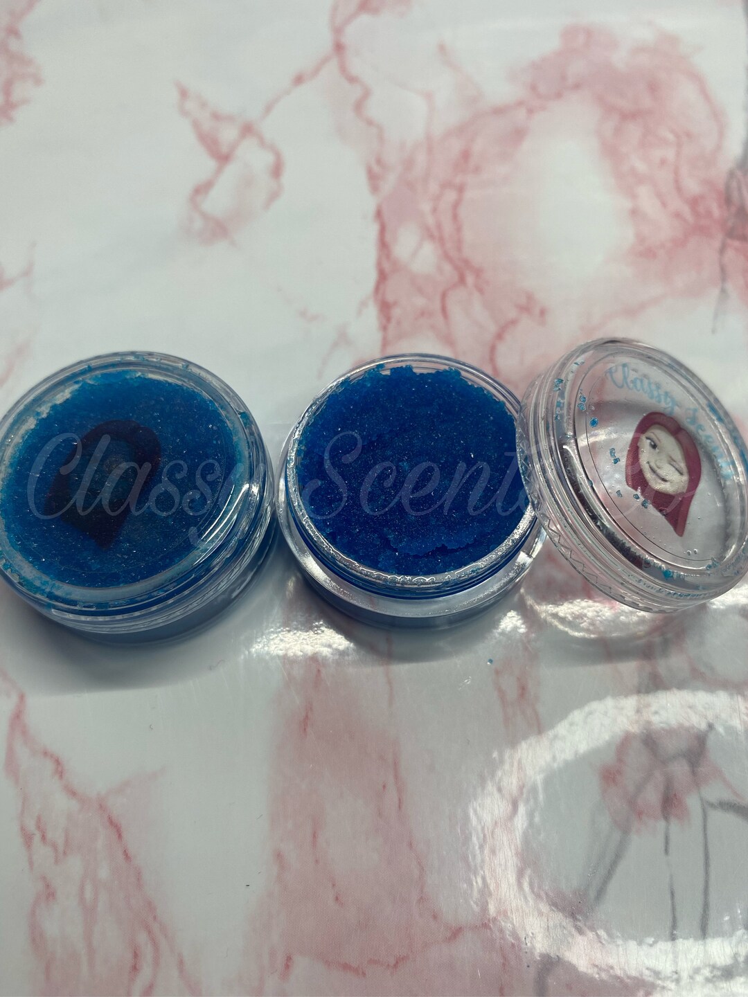 Blueberry Exfoliating Mini Sugar Lip Scrubs, Fruit Flavored Lip Scrub ...