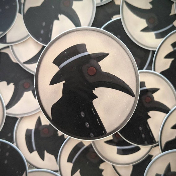 Sticker Plague Doctor - Etsy