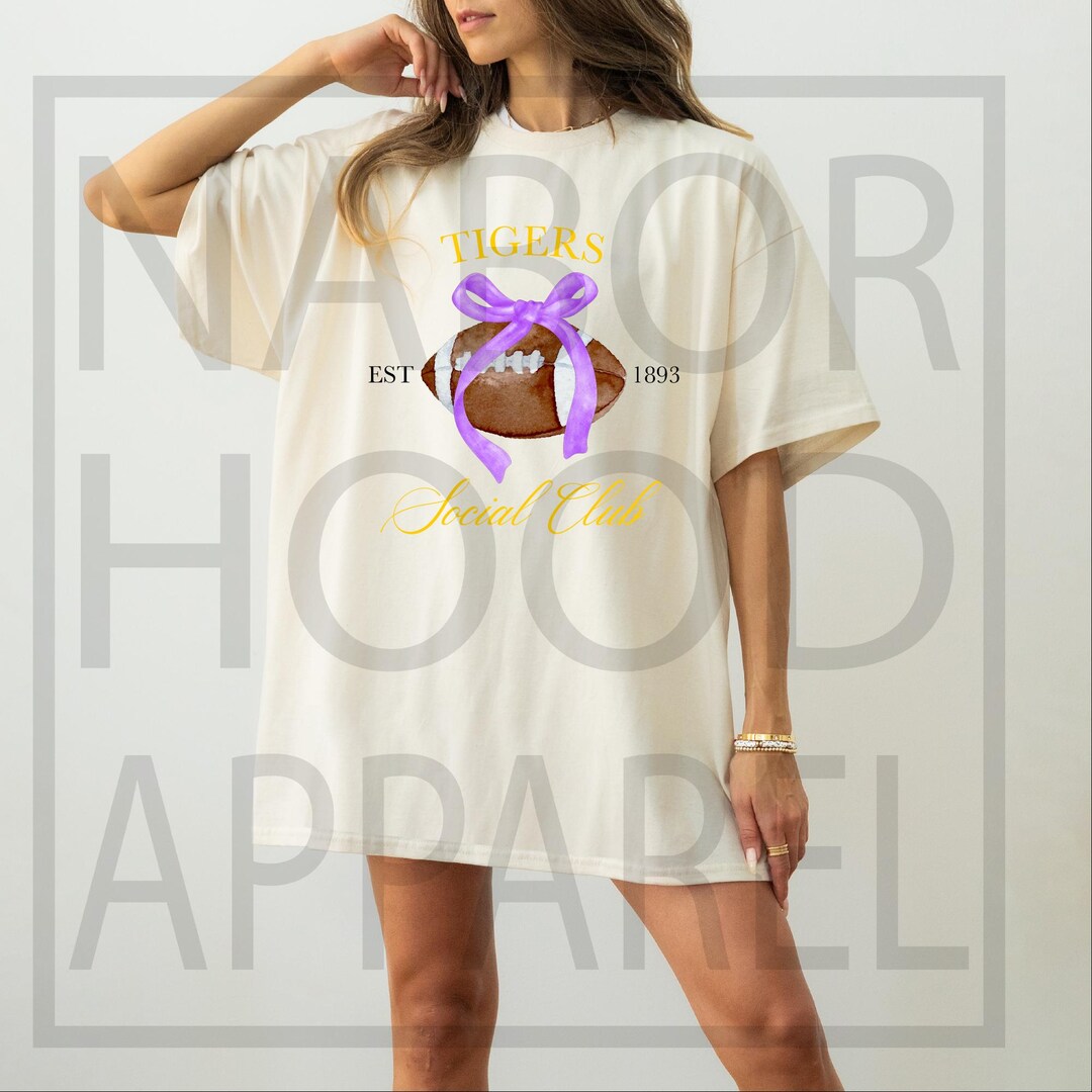 Louisiana LSU Football Tshirt Design - Tigers Social Club - Png Design ...