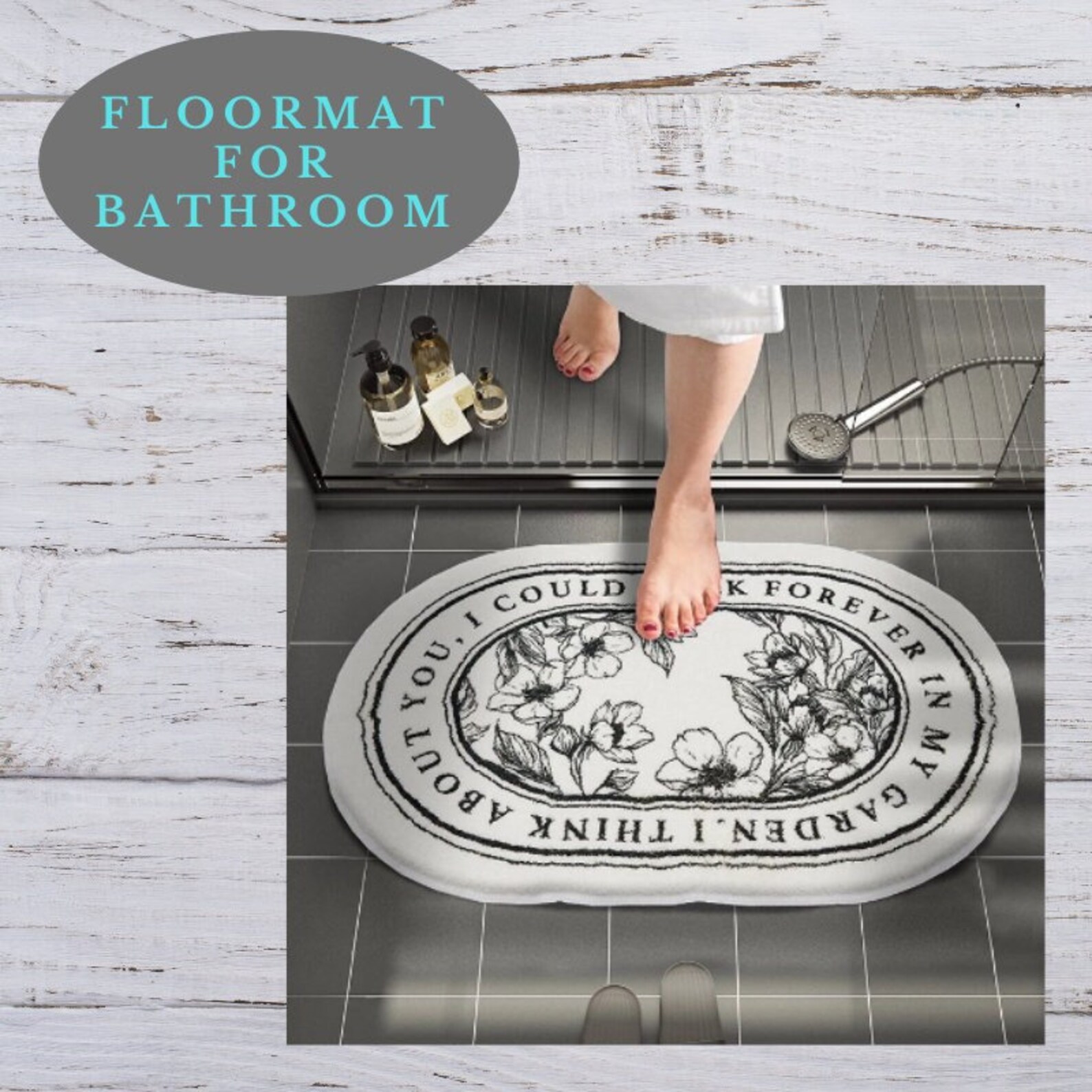 Bathroom Mat Floor Mat Soft & Chic Bath Mat Various - Etsy