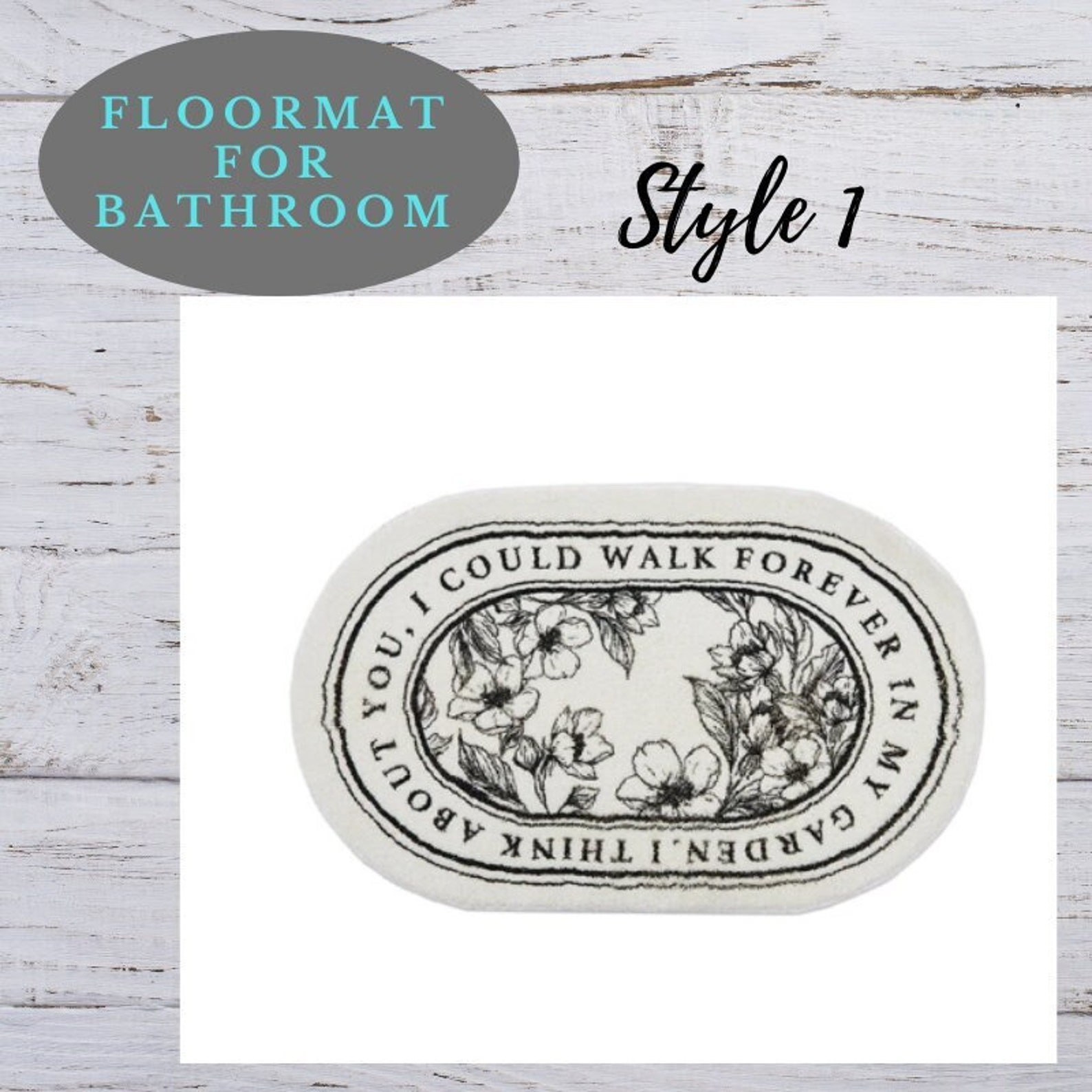 Bathroom Mat Floor Mat Soft & Chic Bath Mat Various - Etsy