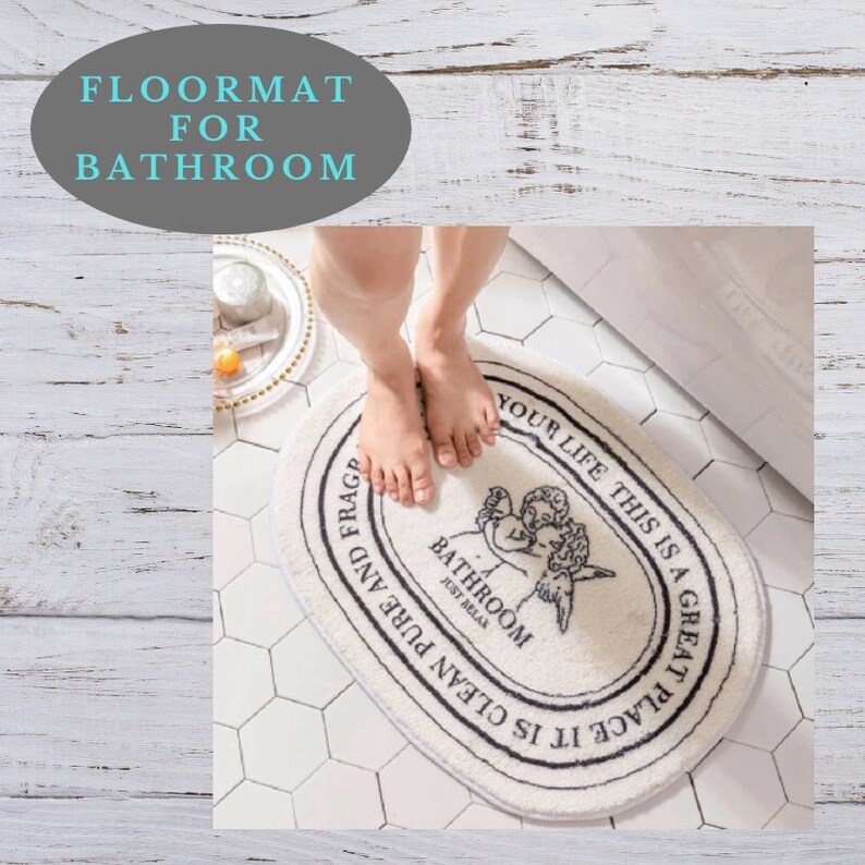 Bathroom Mat Floor Mat Soft & Chic Bath Mat Various - Etsy