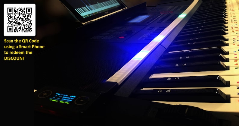 I-piano LED Visualizer | Lighted-key | Reactive Midivisualizer | Model ...