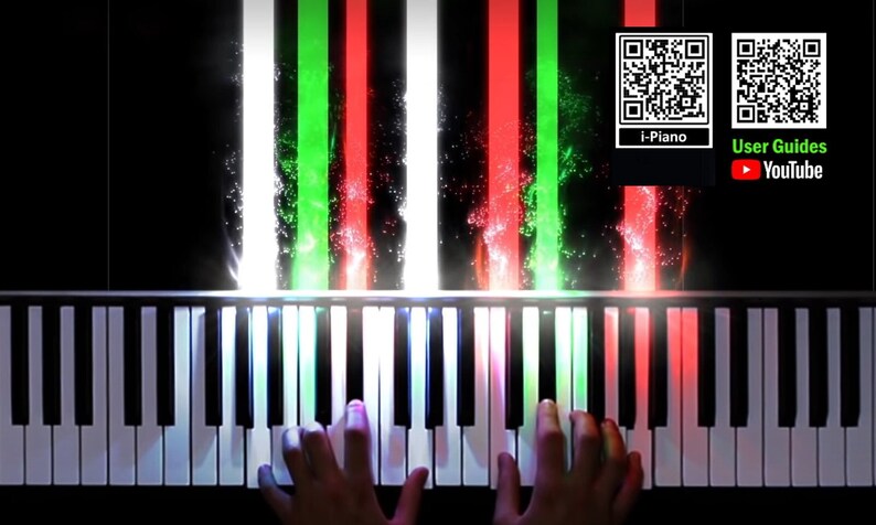 I-piano LED Visualizer | Lighted-key | Reactive Midivisualizer | Model ...