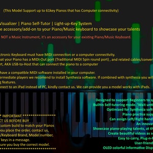 I-piano LED Visualizer Self-tutor Reactive Key-lights - Etsy