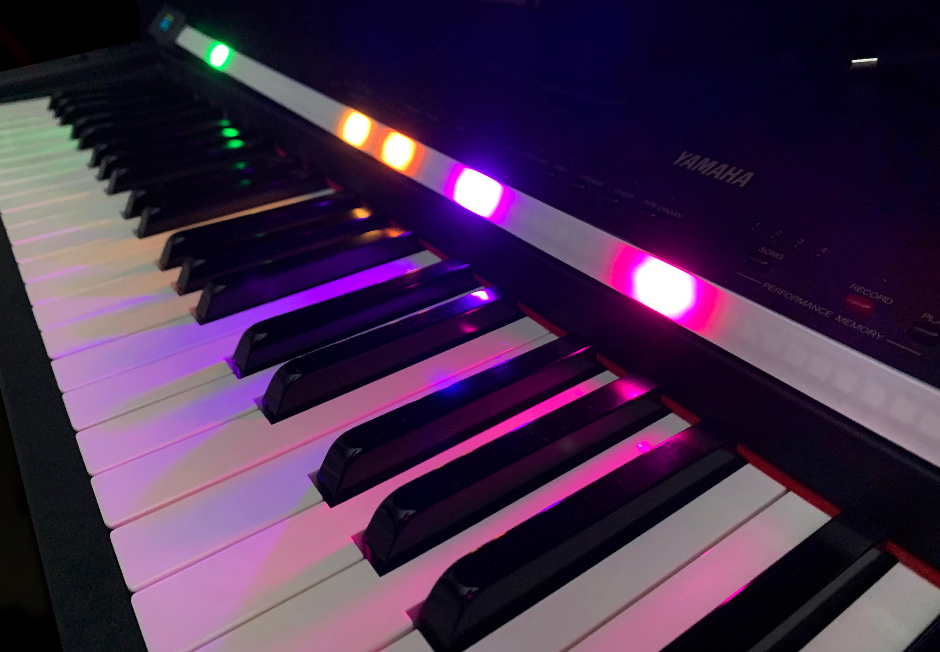 I Piano Reactive Midi Led Visualizer Self Tutor Support Pianos Upto