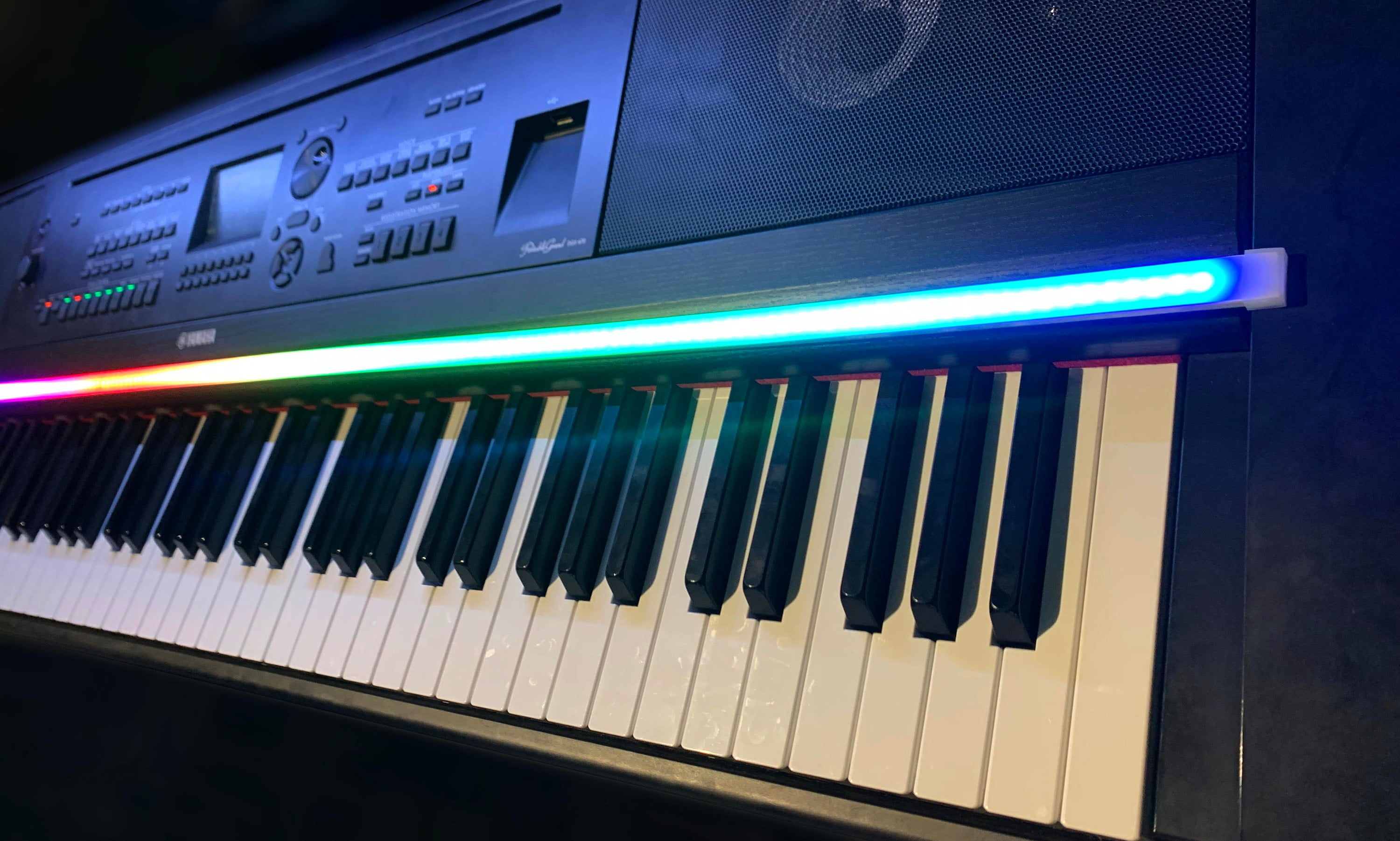 I-piano Reactive LED Visualizer | Lighted-key | Model T88 | for MIDI ...