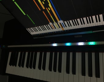 I-piano LED Visualizer Lighted-key Reactive Midivisualizer - Etsy