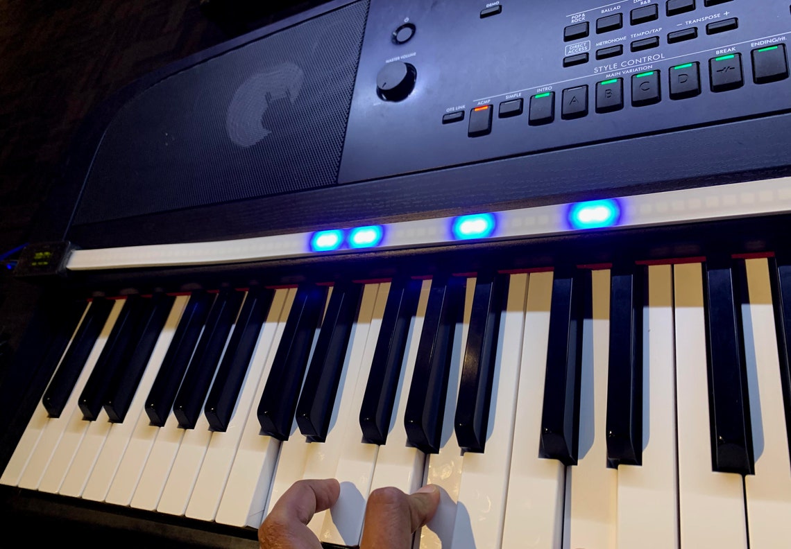I-piano LED Visualizer | Self-tutor | Reactive Key-lights | for Pianos ...