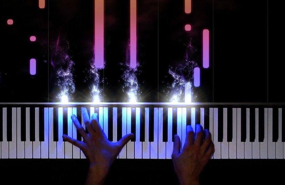 I-piano Reactive LED Visualizer | Lighted-key | Model T88 | for MIDI ...