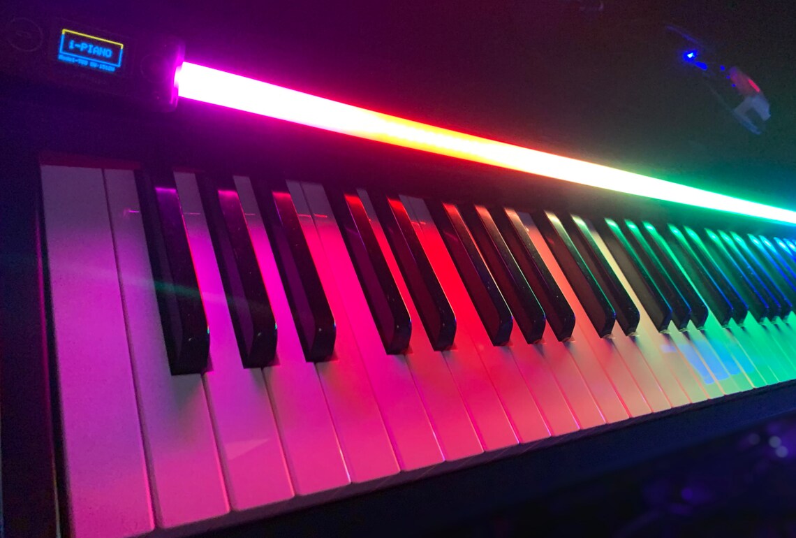 I-piano LED Visualizer | Lighted-key | Reactive Midivisualizer | Model ...