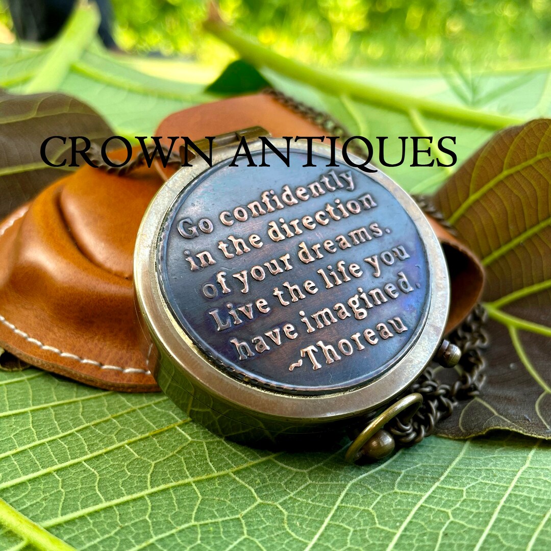 Personalized Compass, Engraved Compass, Anniversary Gift Compass ...