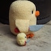Stabby Duck Crochet | Duck With a Knife PATTERN PDF PLUS Tiny Stabby ...