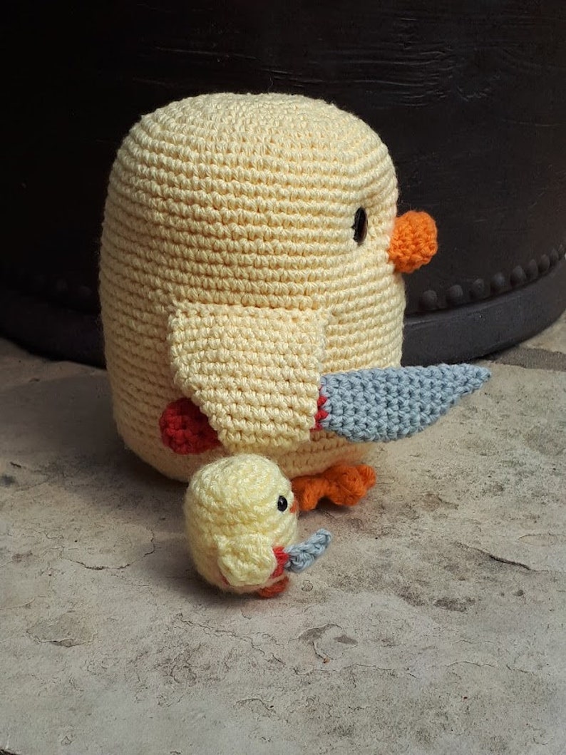 Stabby Duck Crochet | Duck With a Knife PATTERN PDF PLUS Tiny Stabby ...