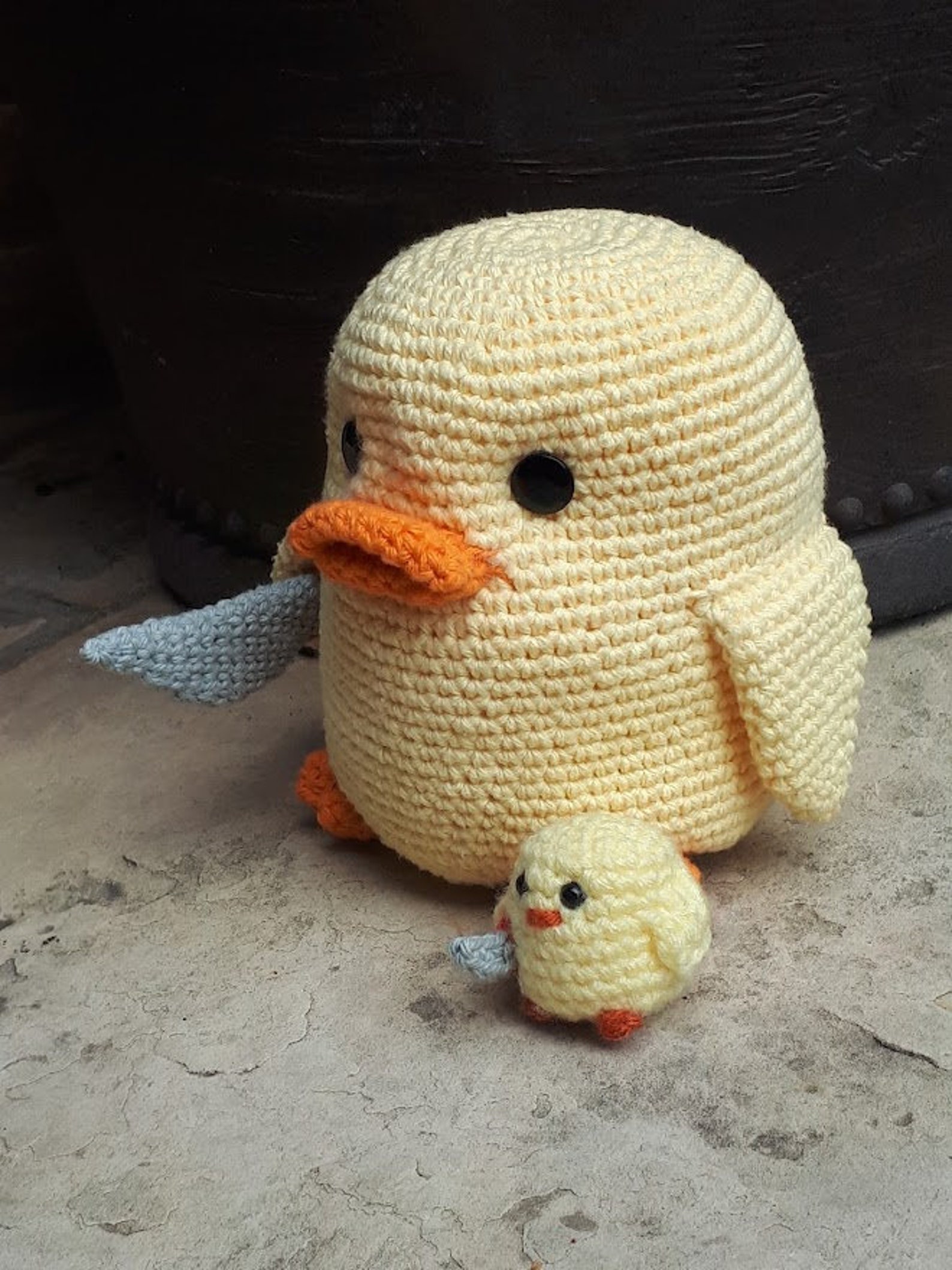 Stabby Duck Crochet | Duck With a Knife PATTERN PDF PLUS Tiny Stabby ...