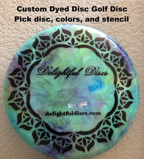 Custom Dyed Disc Golf Disc - Etsy
