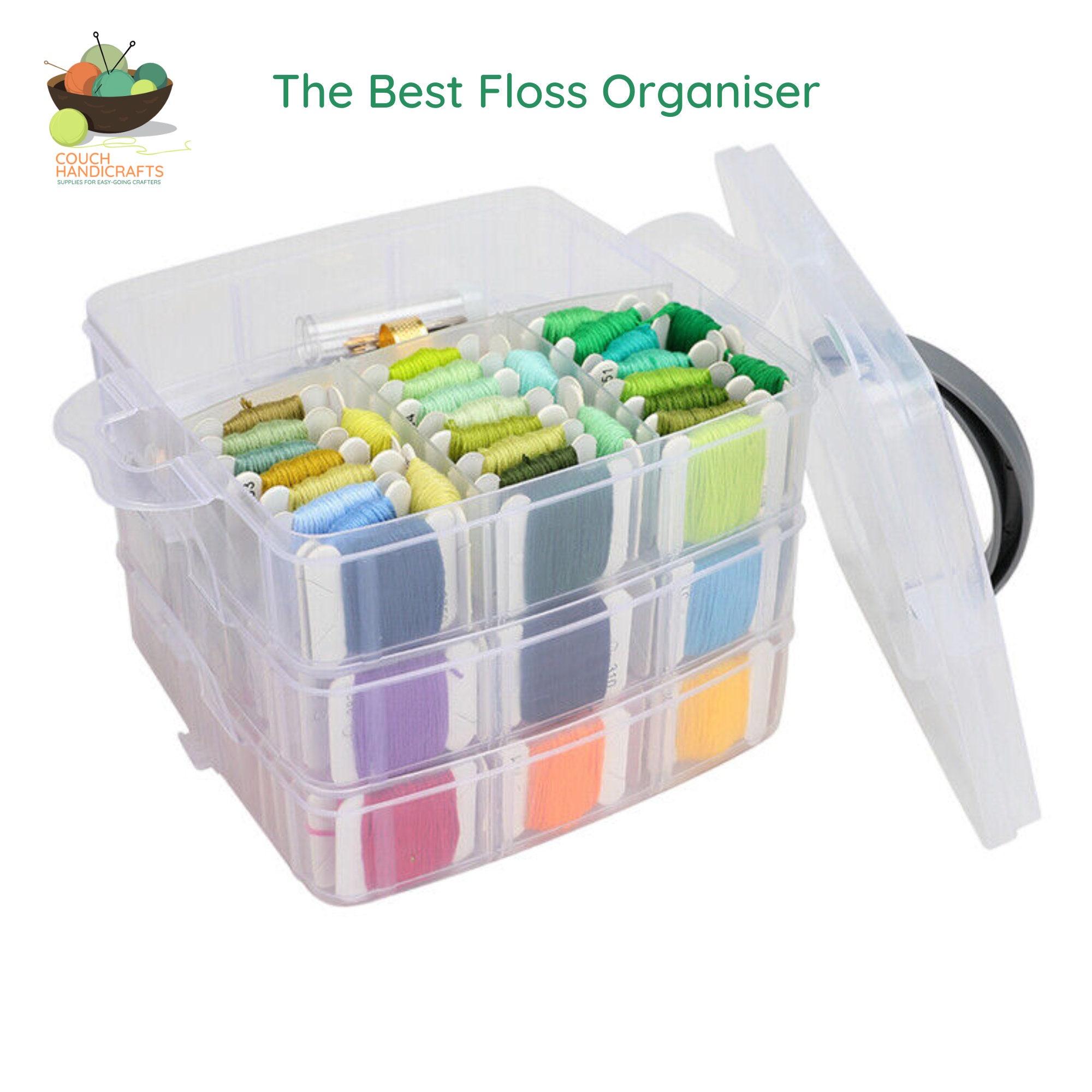 Cross Stitch and Embroidery Storage Organizer and Project Box - Etsy