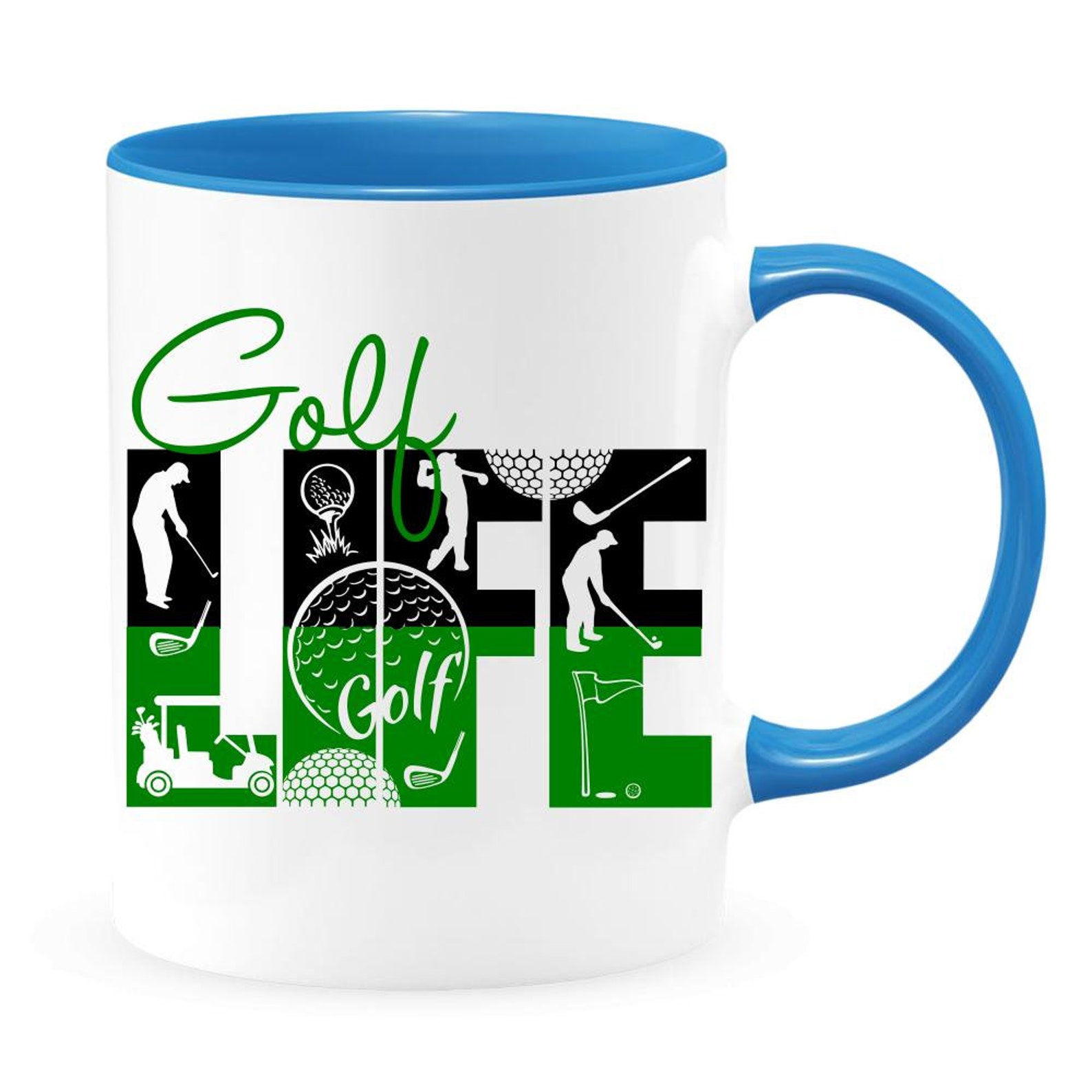 Golf Life Coffee Mug Custom Golf Mug Golfer Tumbler Golfer Cup Mug for ...