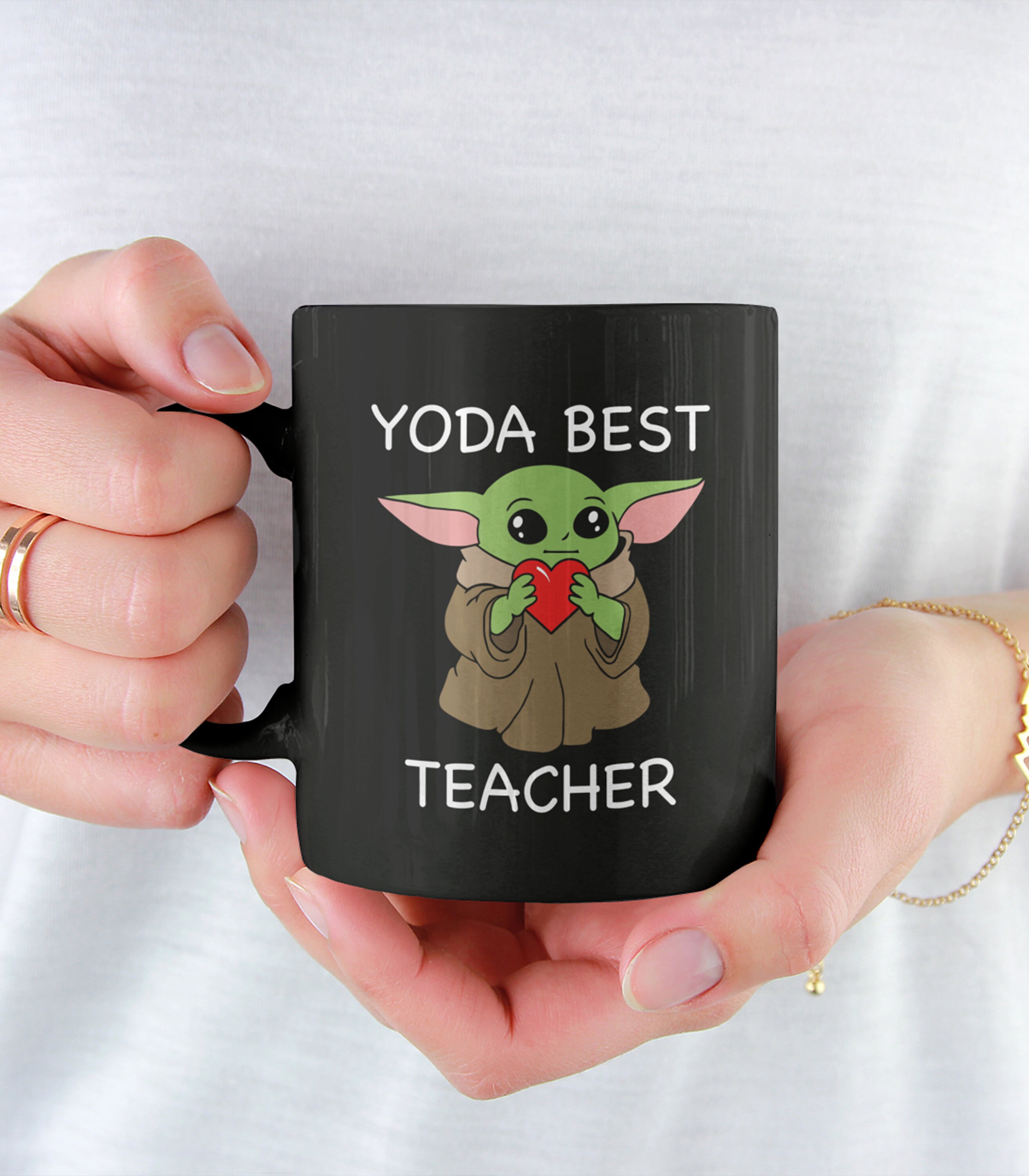 TEACHER RETIREMENT GIFTS Yoda Best Teacher Funny Coffee Mug , Best ...