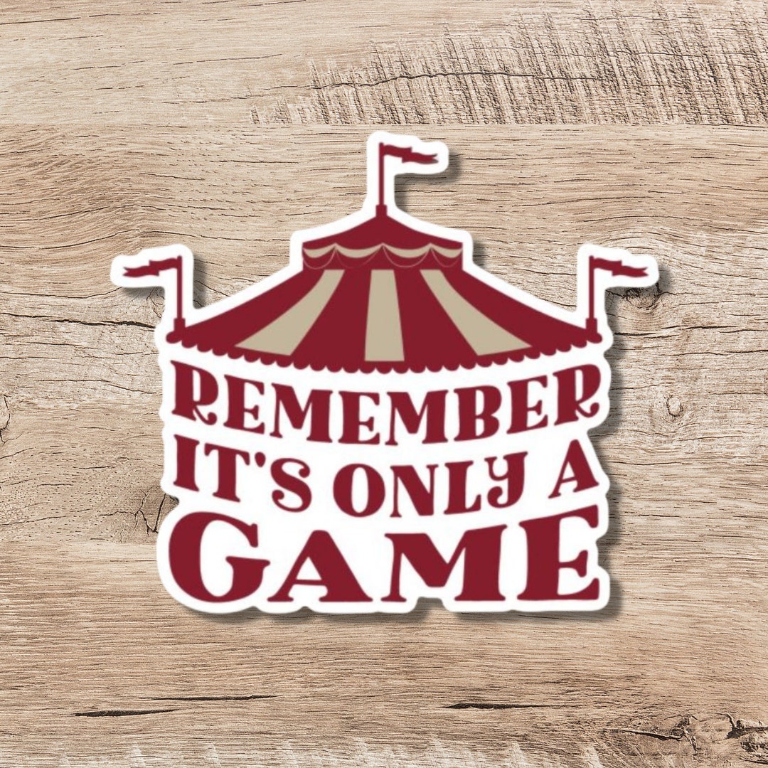 It's Only a Game Caraval Inspired Sticker - Etsy