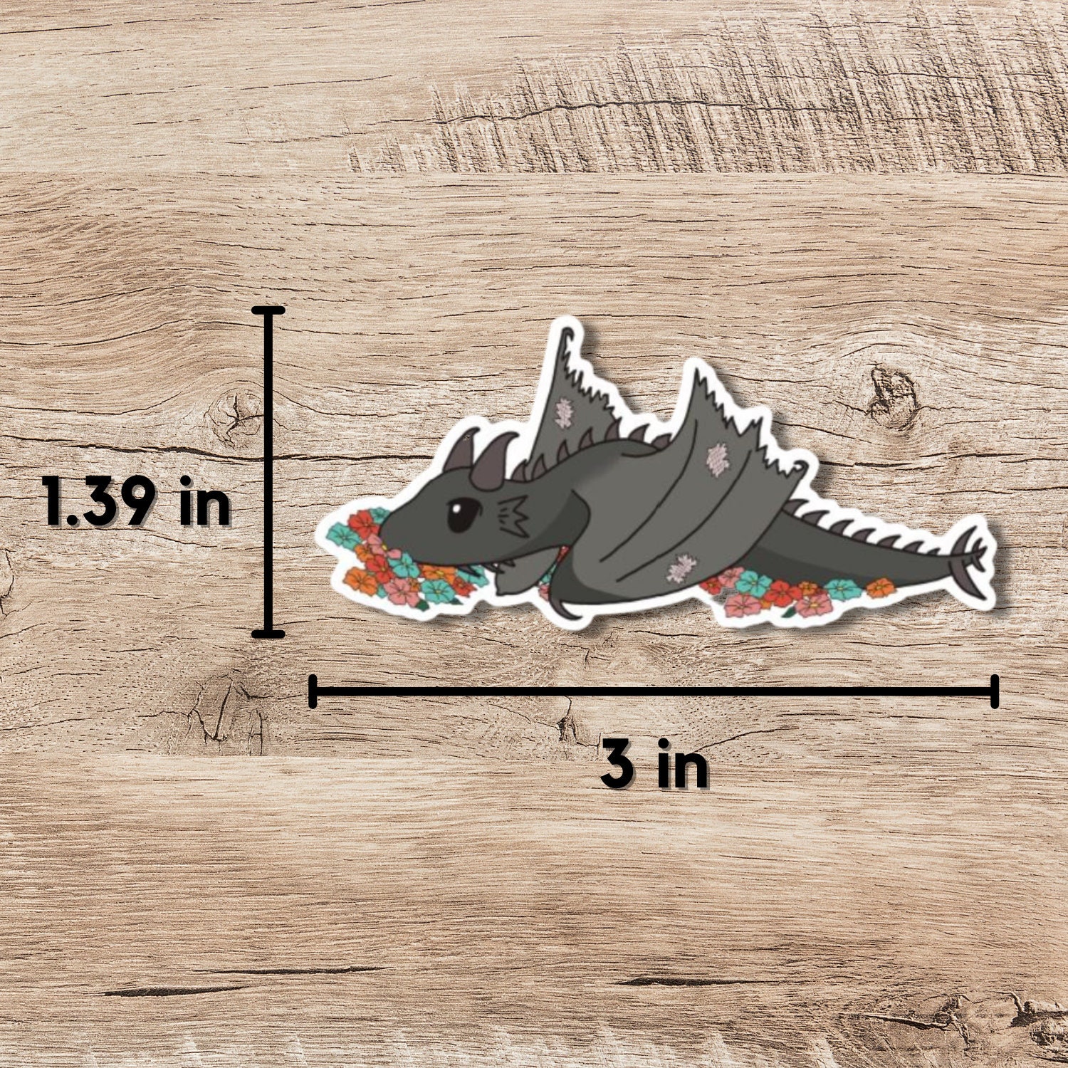 Abraxos in the Flowers Sticker Throne of Glass Inspired - Etsy