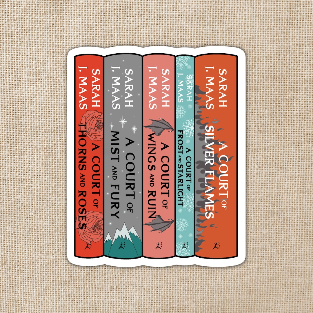 ACOTAR Series Stack Sticker Sarah J. Maas - Etsy