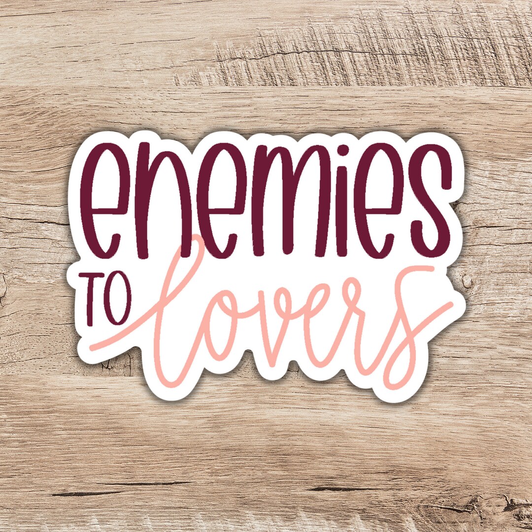 Enemies to Lovers Sticker Gift for Book Lovers - Etsy